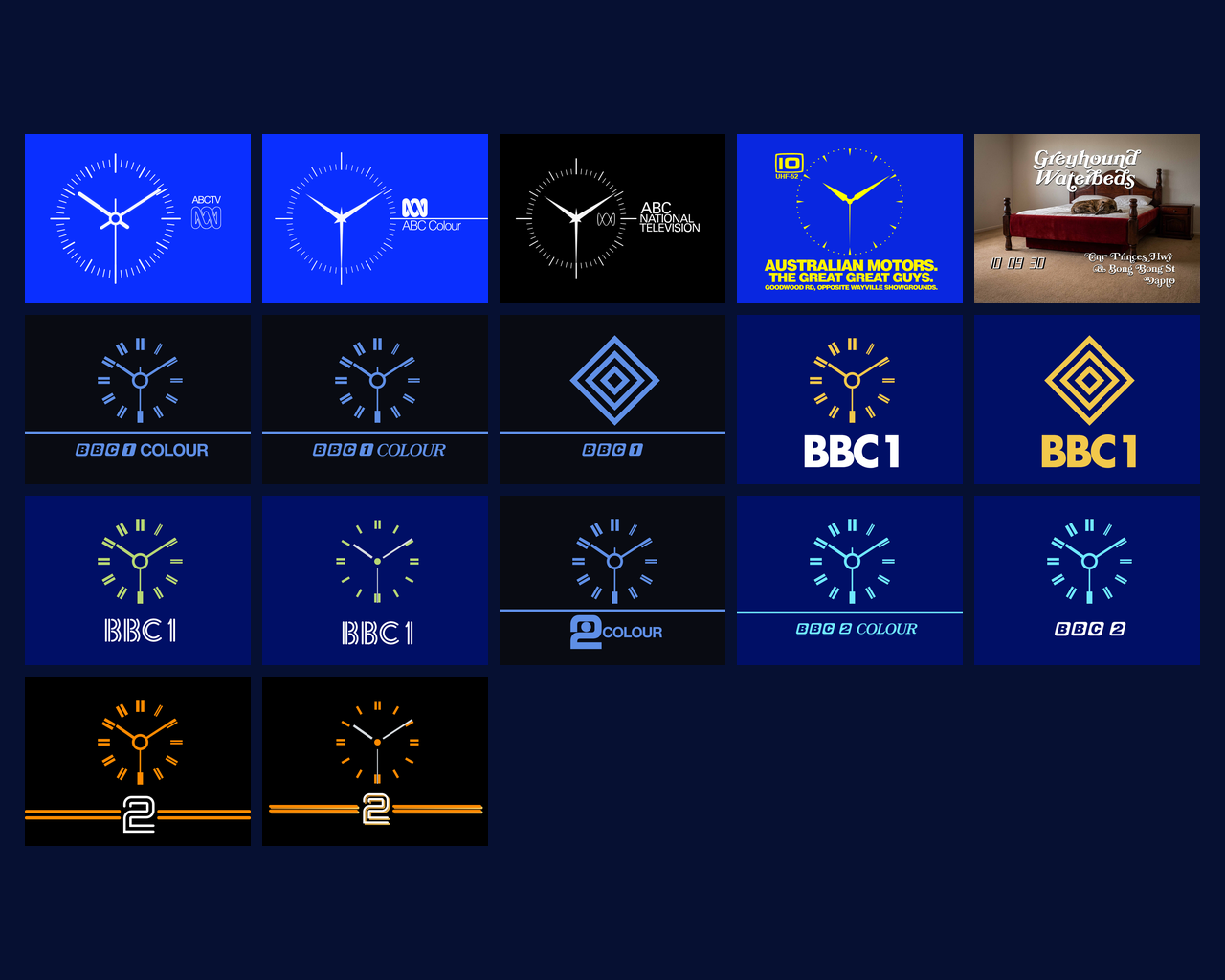 TV Clocks by mubd1234